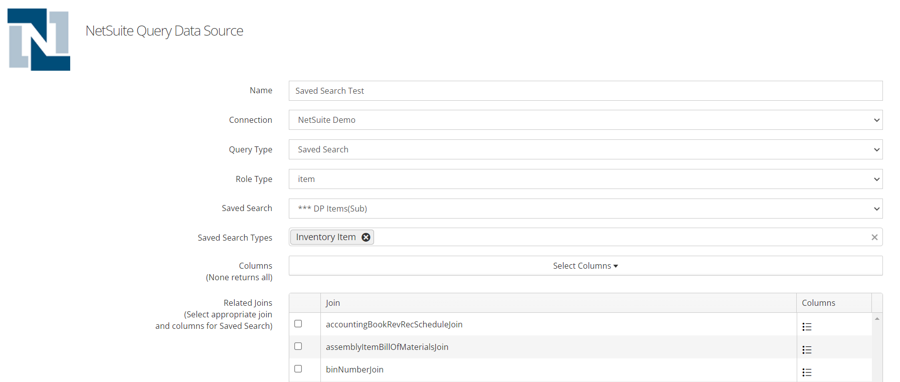 Creating a NetSuite Bulk Data Source | eOne Solutions Creating a NetSuite Bulk Data Source | eOne Solutions